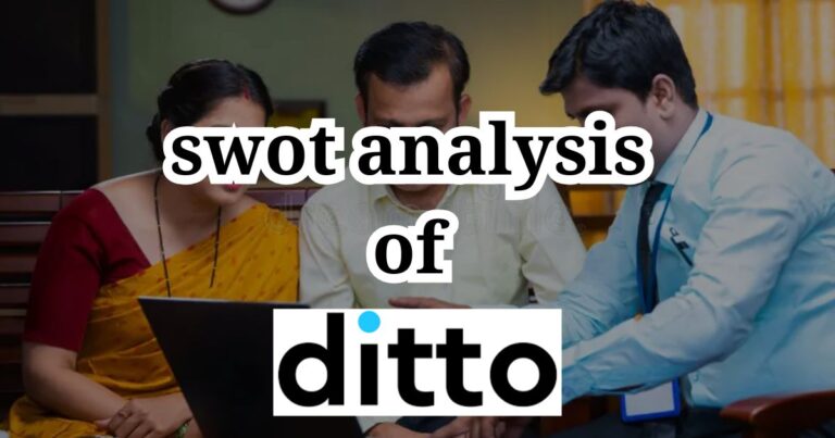 swot analysis of ditto insurance company - student friendly report 2024 ...